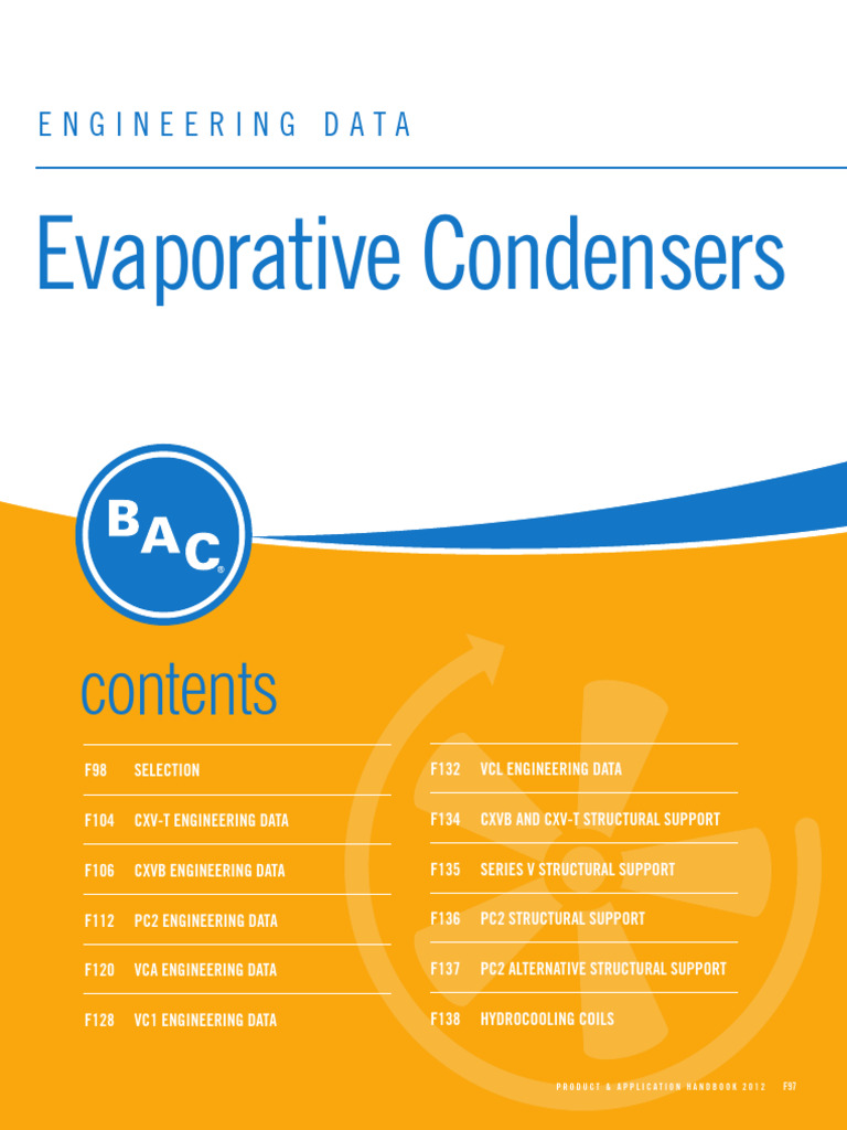 Baltimor Condenser | PDF | Home Appliance | Engineering Thermodynamics