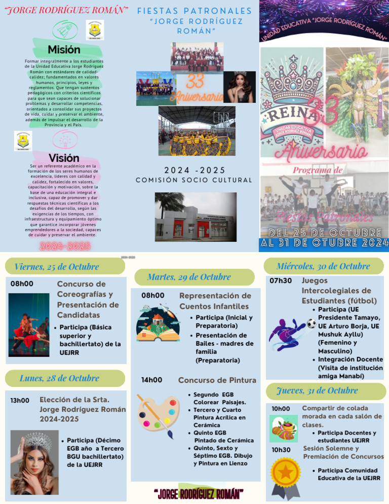 Folleto Tríptico Programa Fiestas | PDF