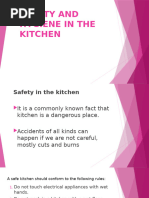 10 Basic Rules of Kitchen Safety & Sop | PDF | Kitchen | Hygiene