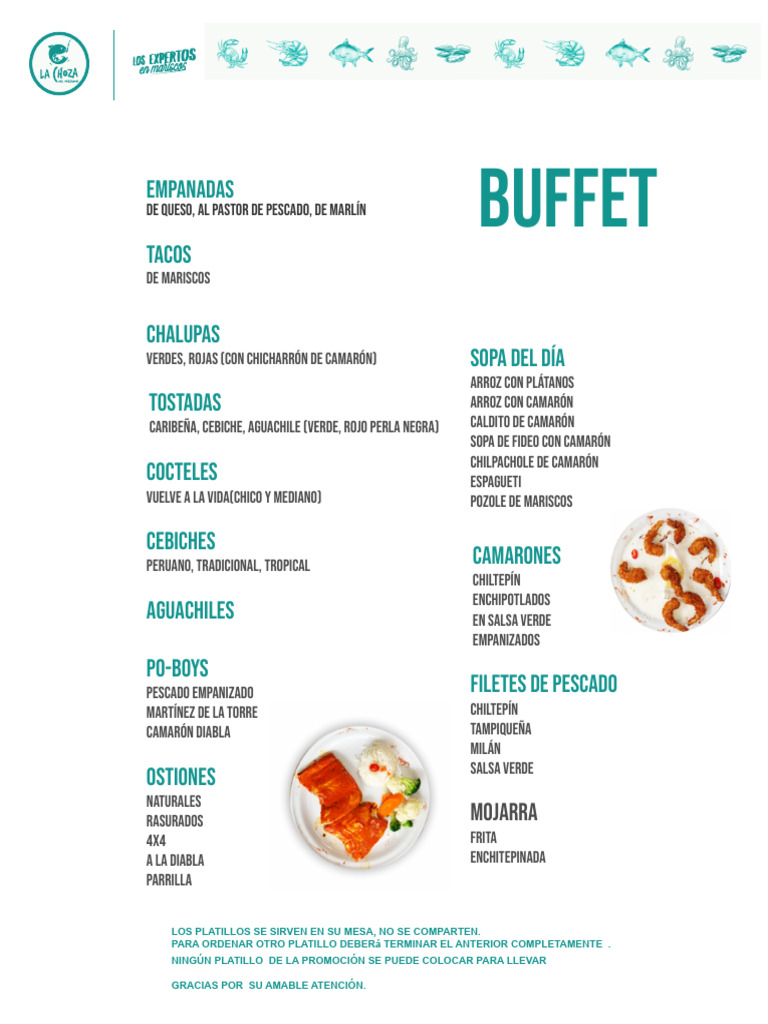 Menu Buffet | PDF