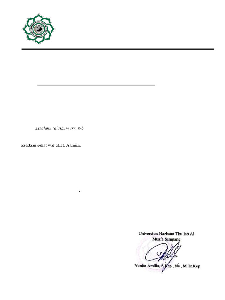 Surat Tugas PKM Lina | PDF