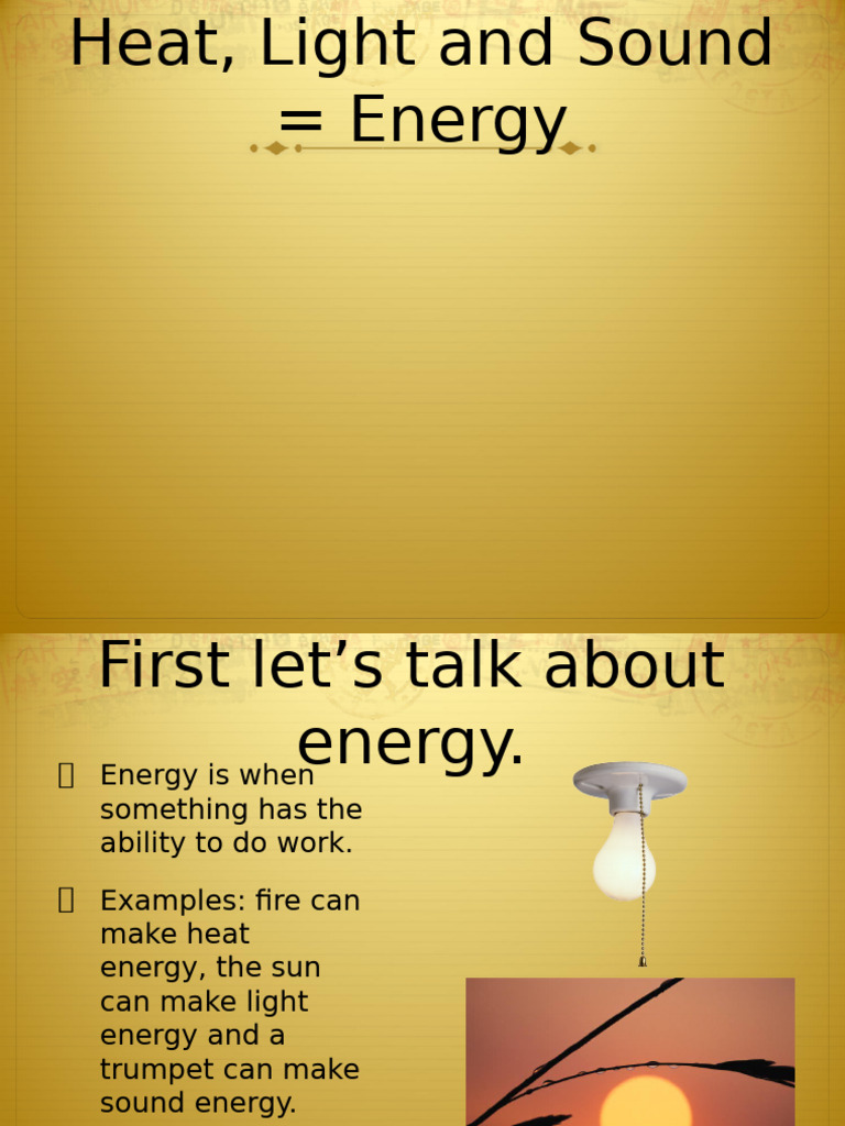 SCIENCE 5 PPT Q3 - Heat, Light, Sound | PDF | Waves | Light