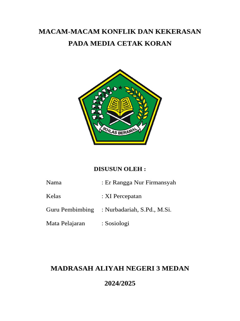 Cover Makalah Kliping | PDF
