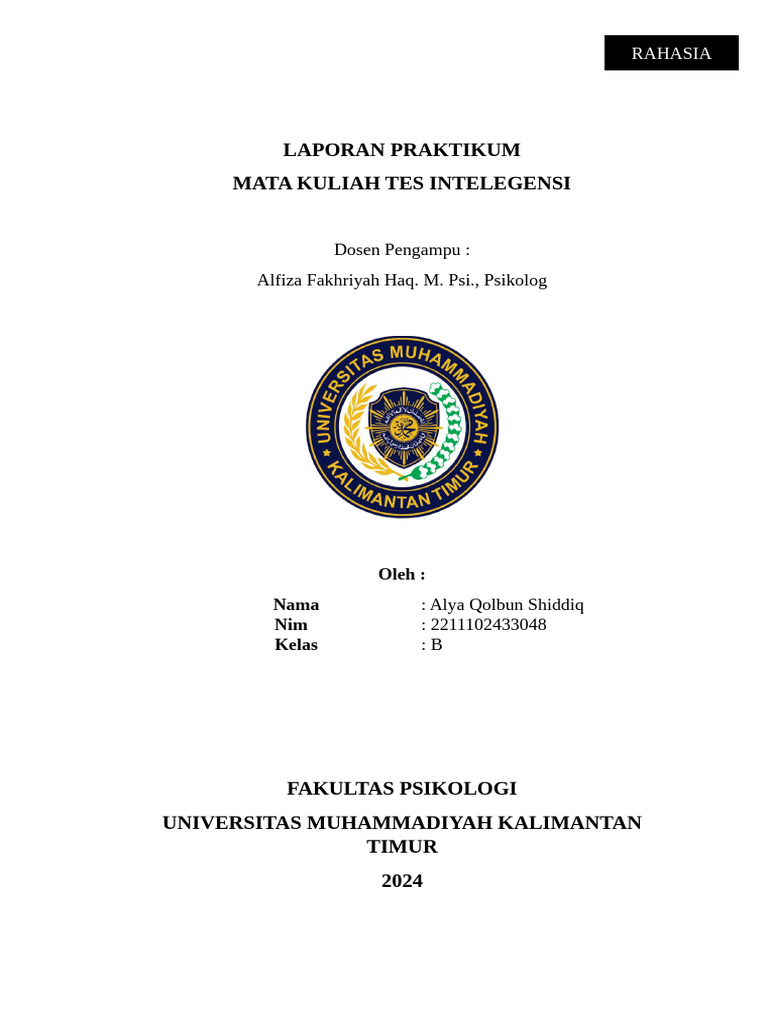 Laporan Praktikum | PDF