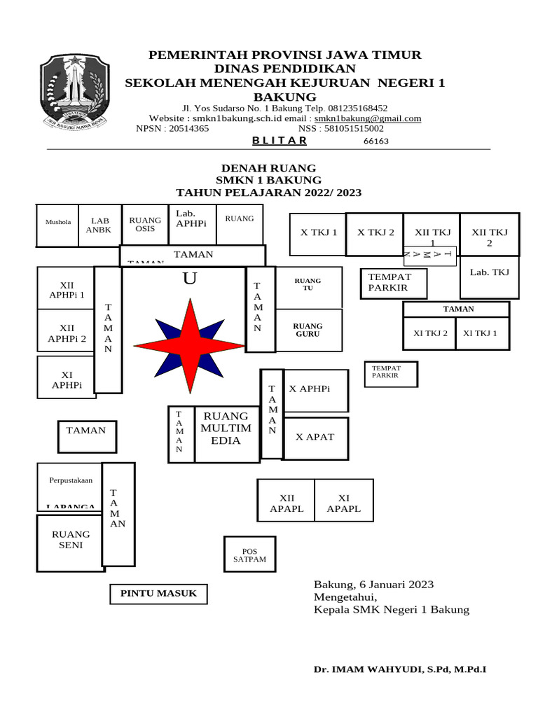 Denah Ruang Uas Ganjil 20222023 | PDF