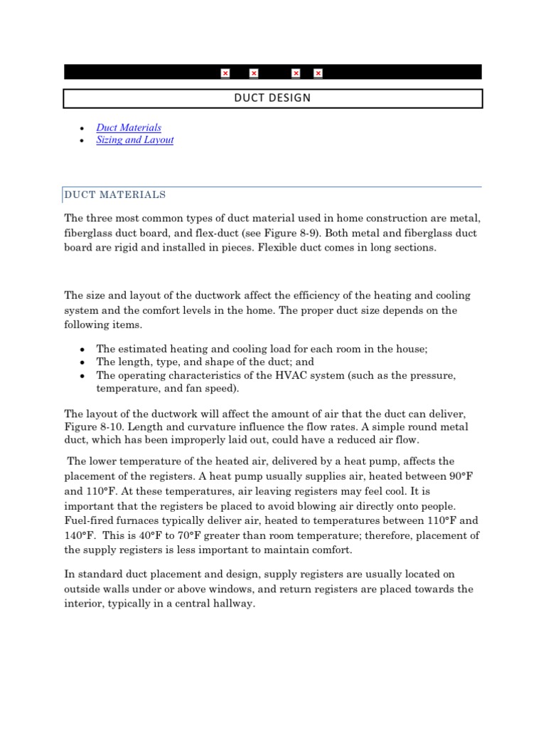 Duct Design | PDF | Computers