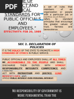 Public Service Conduct Guide | PDF | Employment | Government