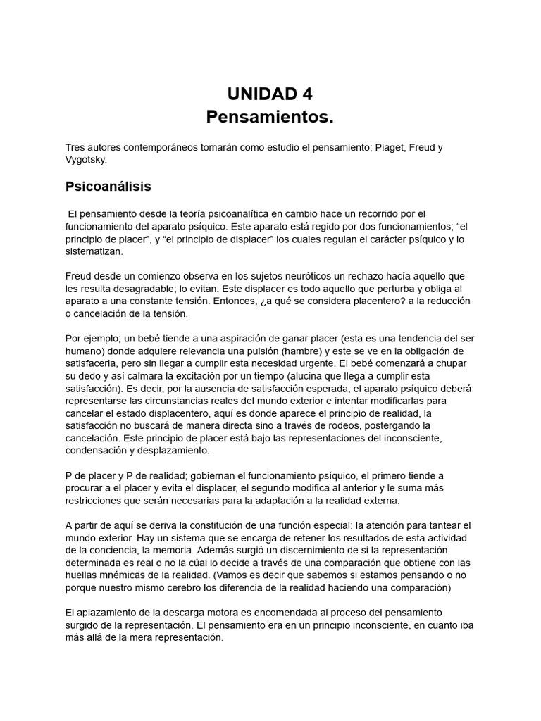 Psicología Resúmenes P2 | PDF | Memoria | Psicoanálisis