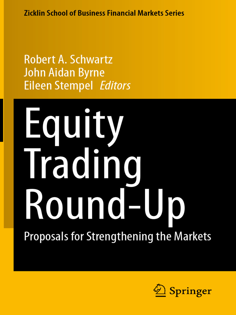 Proposals For Strengthening The Markets-Springer International Pub ...
