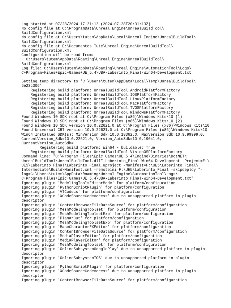 UBA-Laberinto_Final-Win64-Development | PDF | Microsoft Software | Computer Libraries