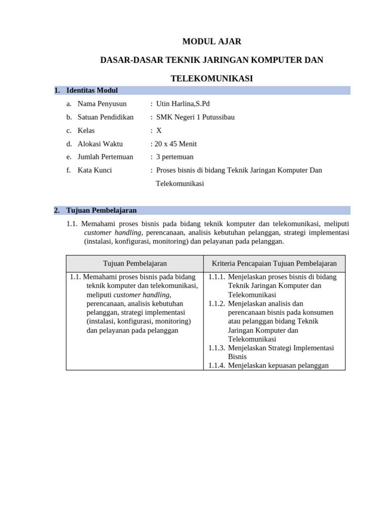 Modul Ajar Dasar-Dasar Teknik Jaringan Komputer Dan Telekomunikasi - Proses Bisnis Di Bidang ...