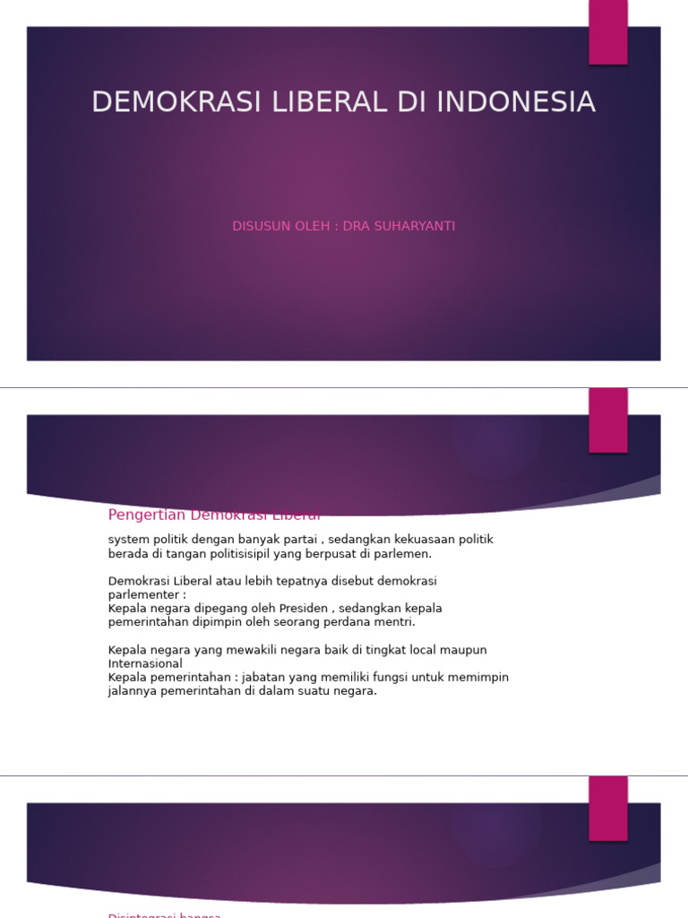 Sejarah Demokrasi Liberal Indonesia | PDF