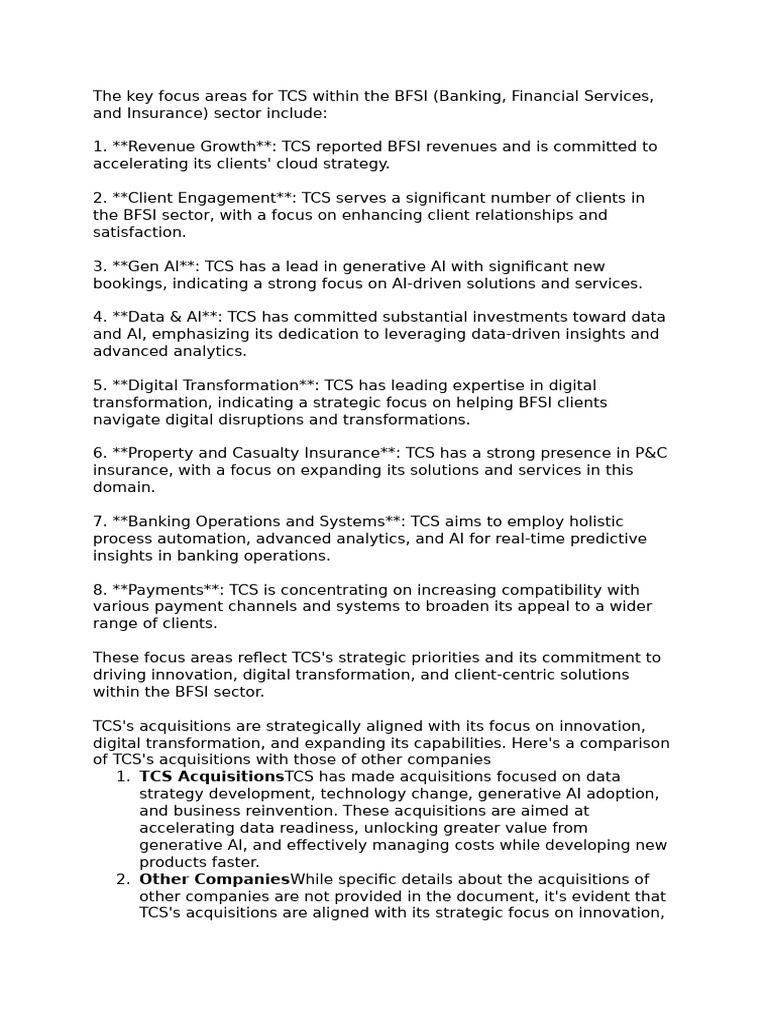 BFSI Comparison Analysis | PDF | Cloud Computing | Analytics