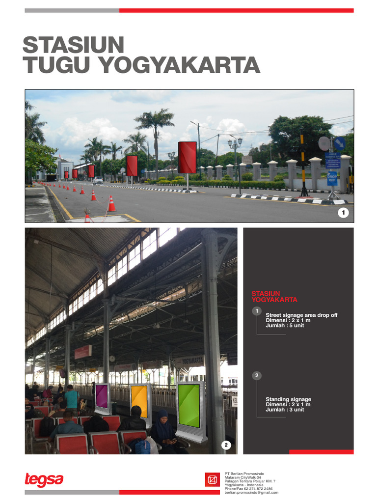 Signage untuk Stasiun Tugu Yogyakarta | PDF
