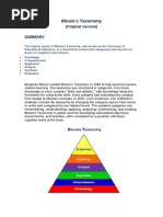 Andersons Taxonomy - Final | PDF | Learning | Educational Assessment