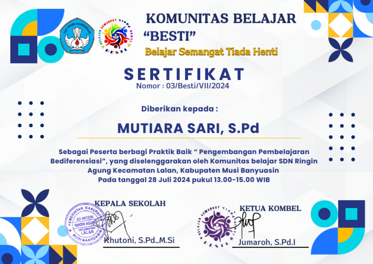 3.MUTI Berdiferensiasi | PDF