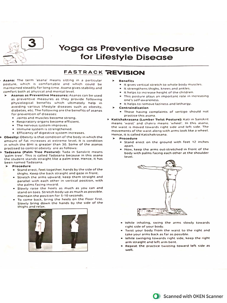 YOGA physical education class 12th S.A.P. | PDF