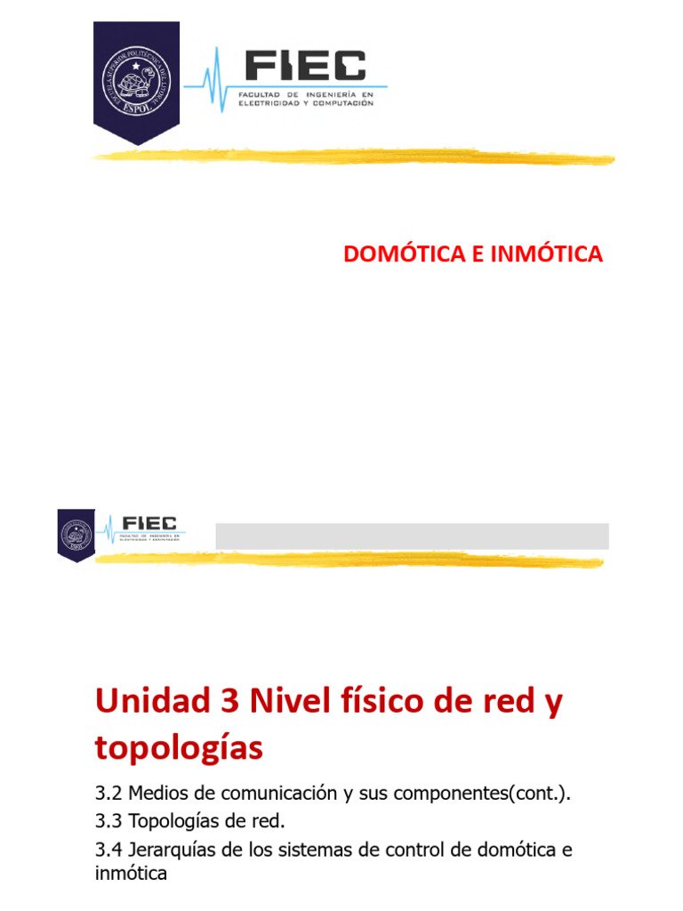 Unidad 3 Sesión 17 Nivel Físico de Red y Topologías 2 | PDF | Línea de ...