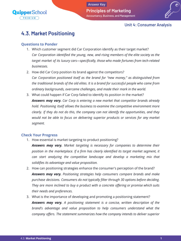 PM AK 11 Q1 0403 | PDF | Brand | Market Segmentation