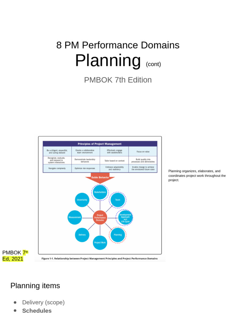 8us PM Performance Domains Planning Scheduling 2024 | PDF | Applied ...