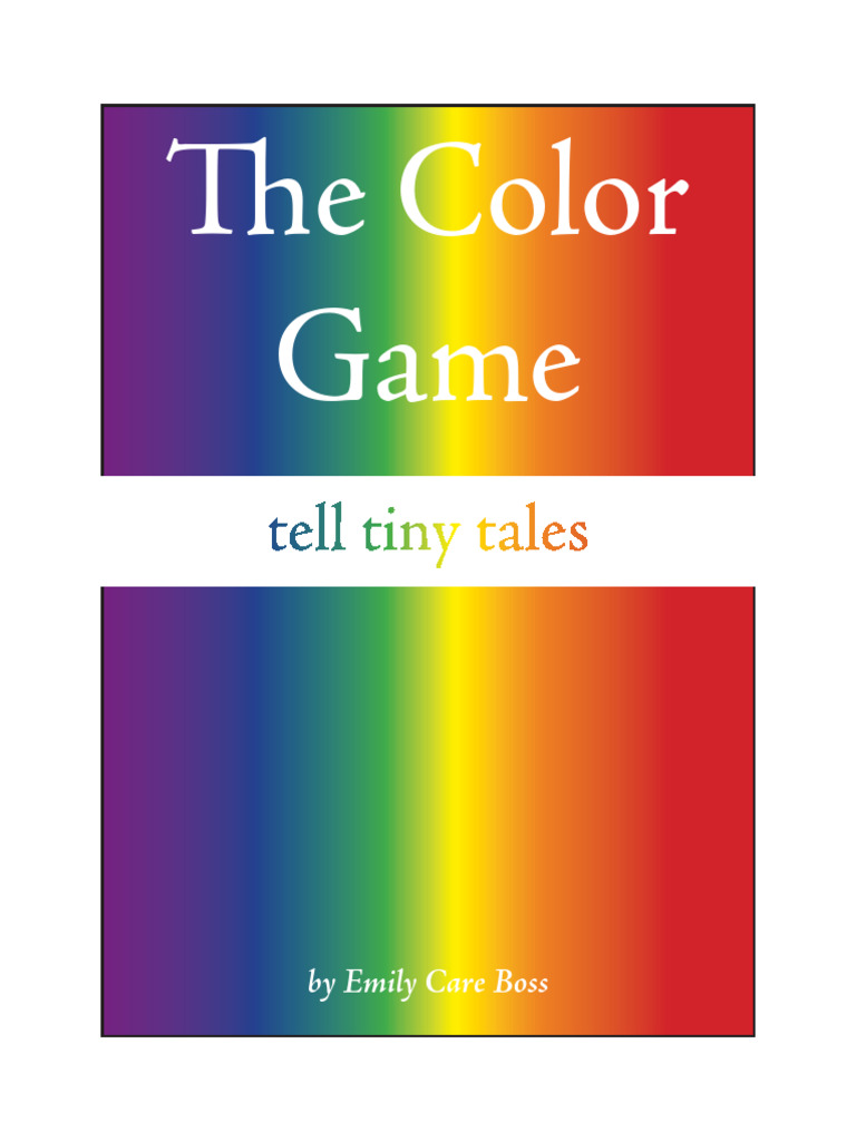 The Color Game | PDF | Color