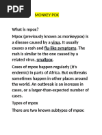 Mpox Presentation | PDF | Influenza | Self-Improvement