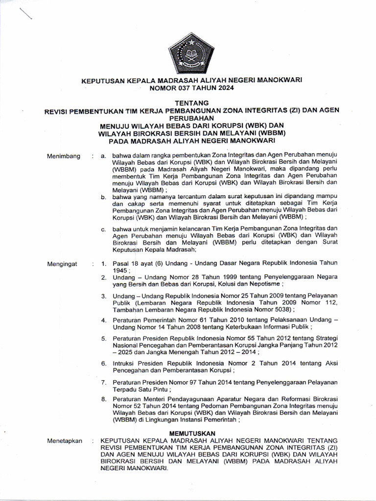 037 Tahun 2024 | PDF