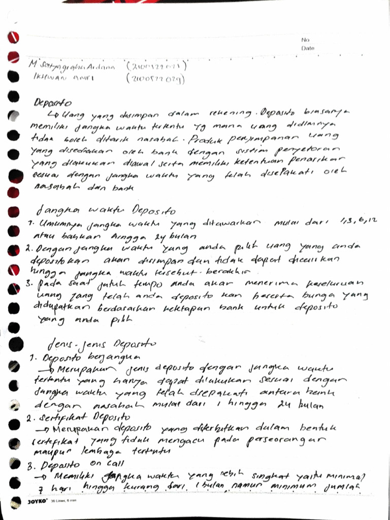 Akuntansi Bank - Tugas Kelompok - Ihwan Amri 2100523029 - M.satyagraha Ardana | PDF