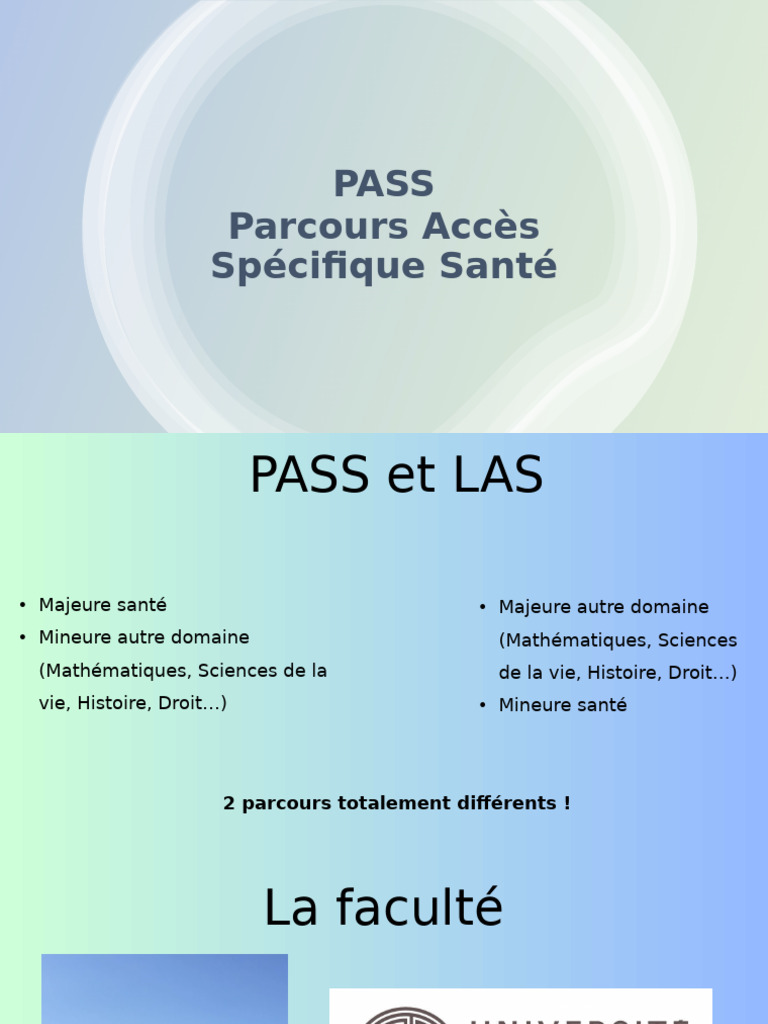 PASS et LAS : Parcours Santé et Spécialités | PDF | Émotions