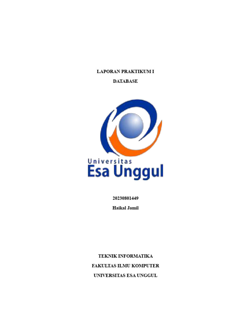 Laporan Praktikum Sistem Operasi | PDF Laporan Praktikum Sistem Operasi | PDF