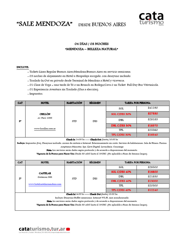 Cata | PDF | Yoga | Hotel