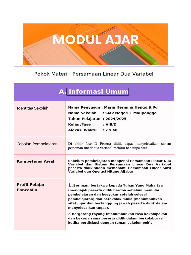 Modul Ajar PLDV P 2 | PDF