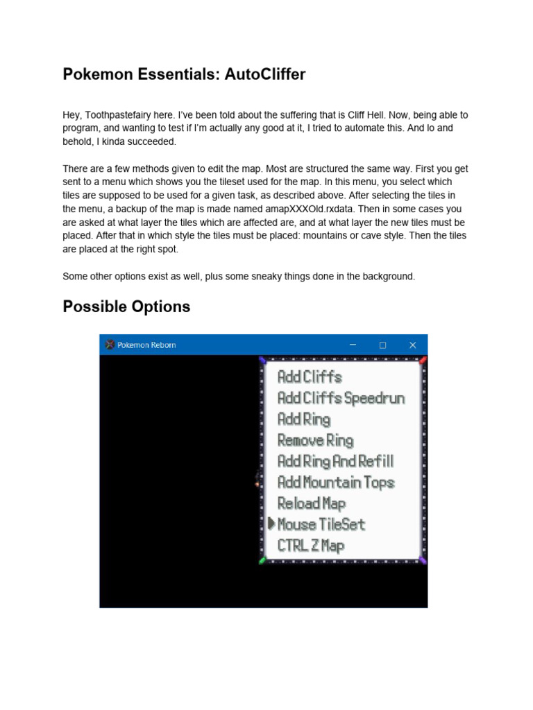 Pokemon Map Modding Guide | PDF | Computing