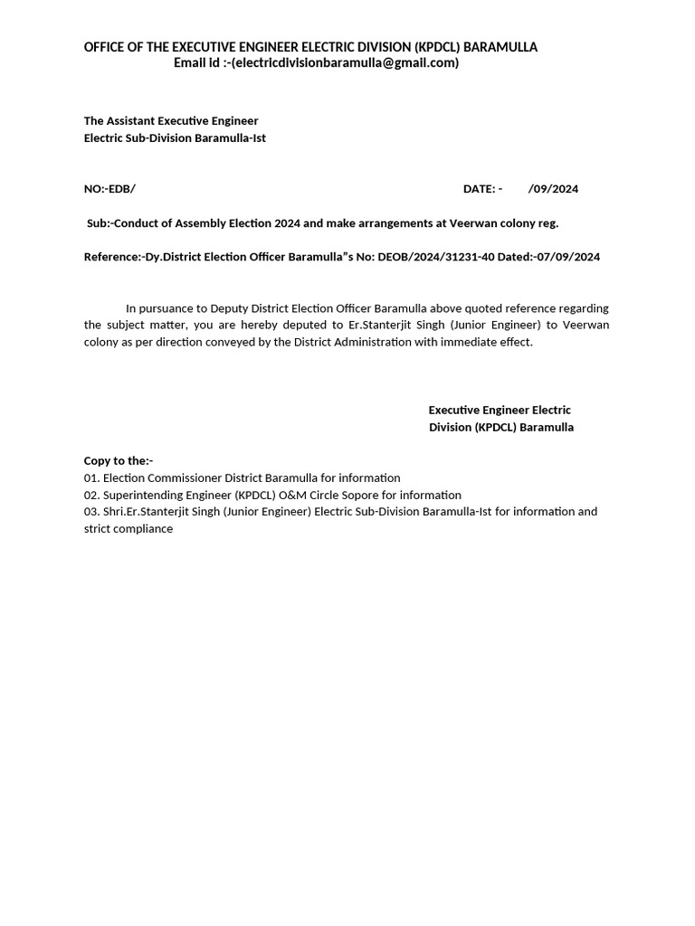 The Assistant Executive Engineer | PDF