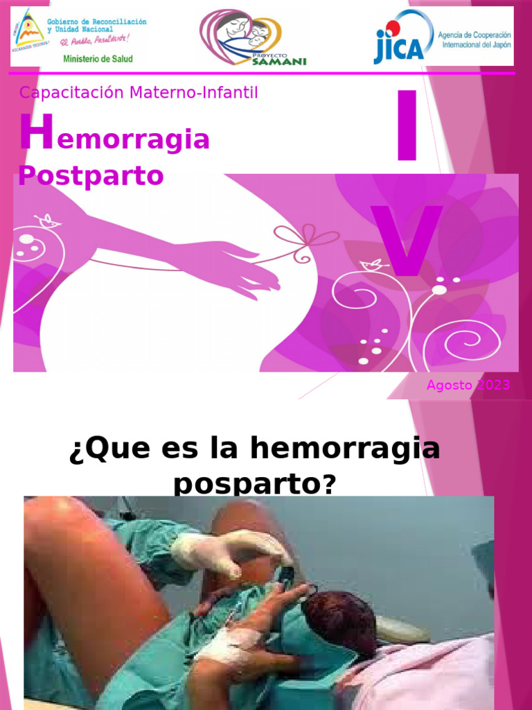 Hemorragia Postparto 2023 | PDF | Parto | Enfermedades y trastornos