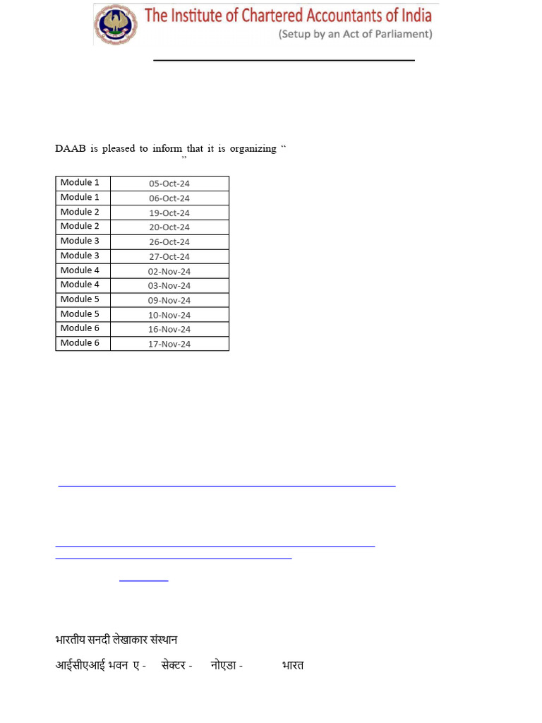 DISA at Hyderabad Physical | PDF