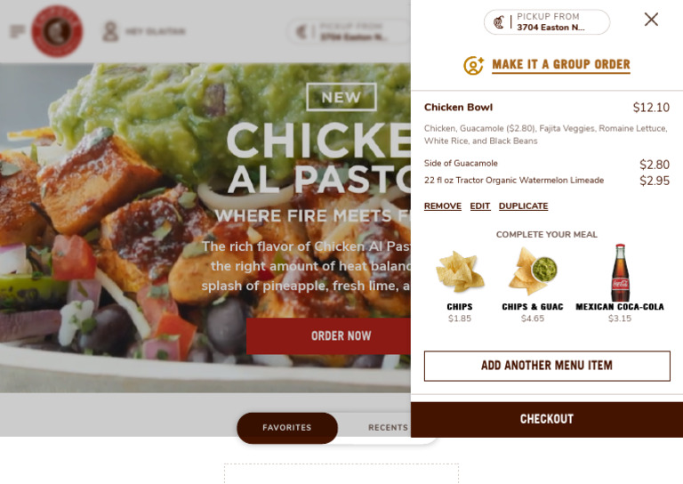 Chipotle - Build Your Order | PDF