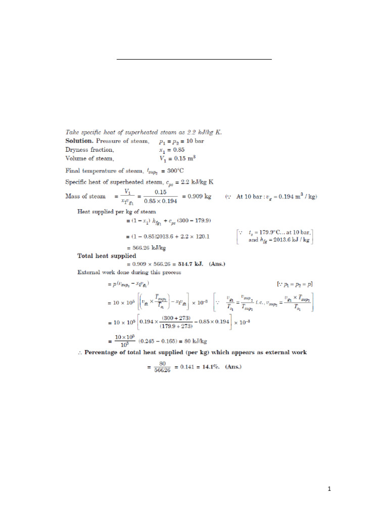 Chapter 2 - Week 3 Properties of Pure Substances (Continue) | PDF