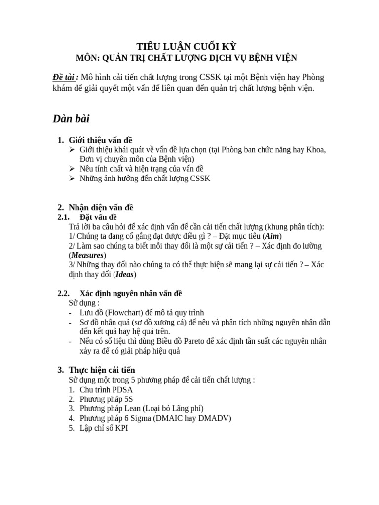 Tieu Luan Cuoi Ky QTCLBV 2024 | PDF