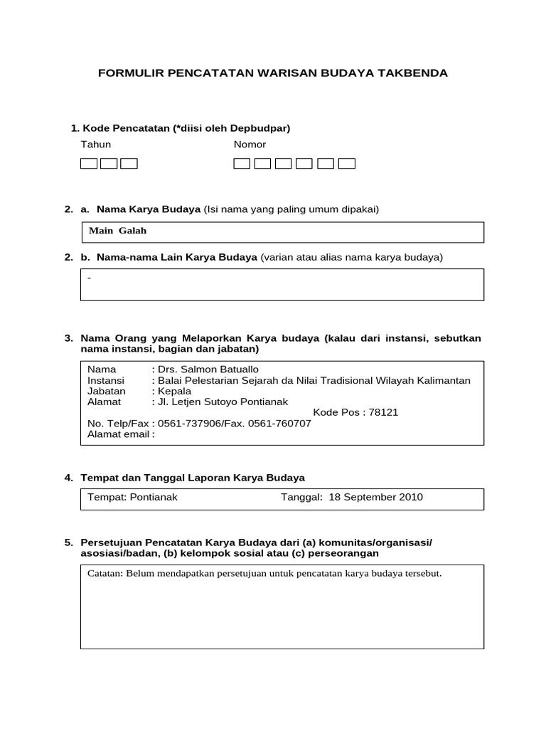 Pelestarian Permainan Main Galah | PDF
