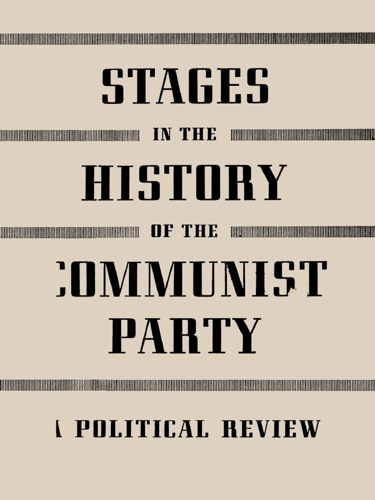 Communist Party Member Guide | PDF | Communism | Comintern Sections