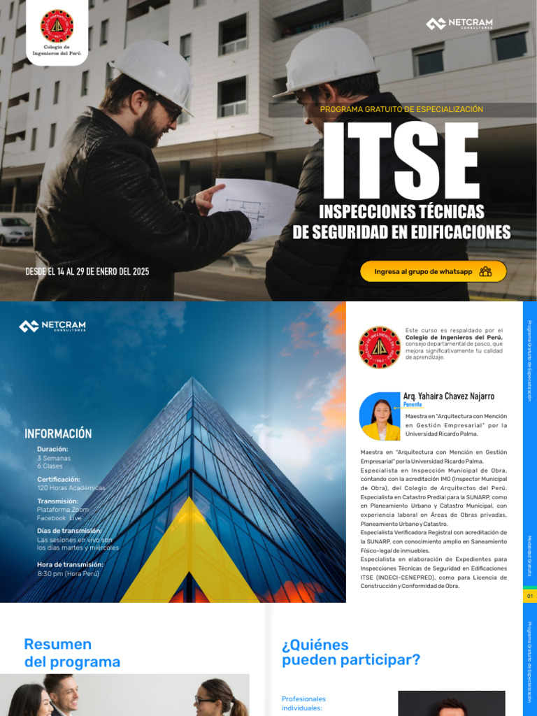 Brochure Itse | PDF | Arquitecto | Ingeniería