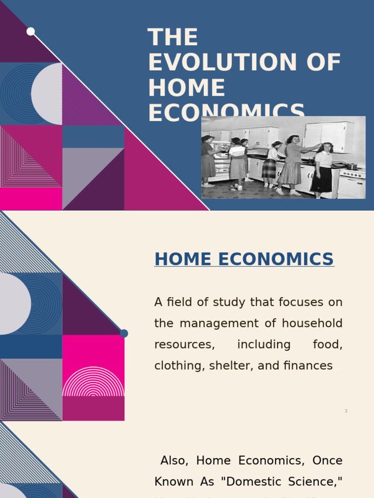 History of Home Economics | PDF | Home Economics | Economies