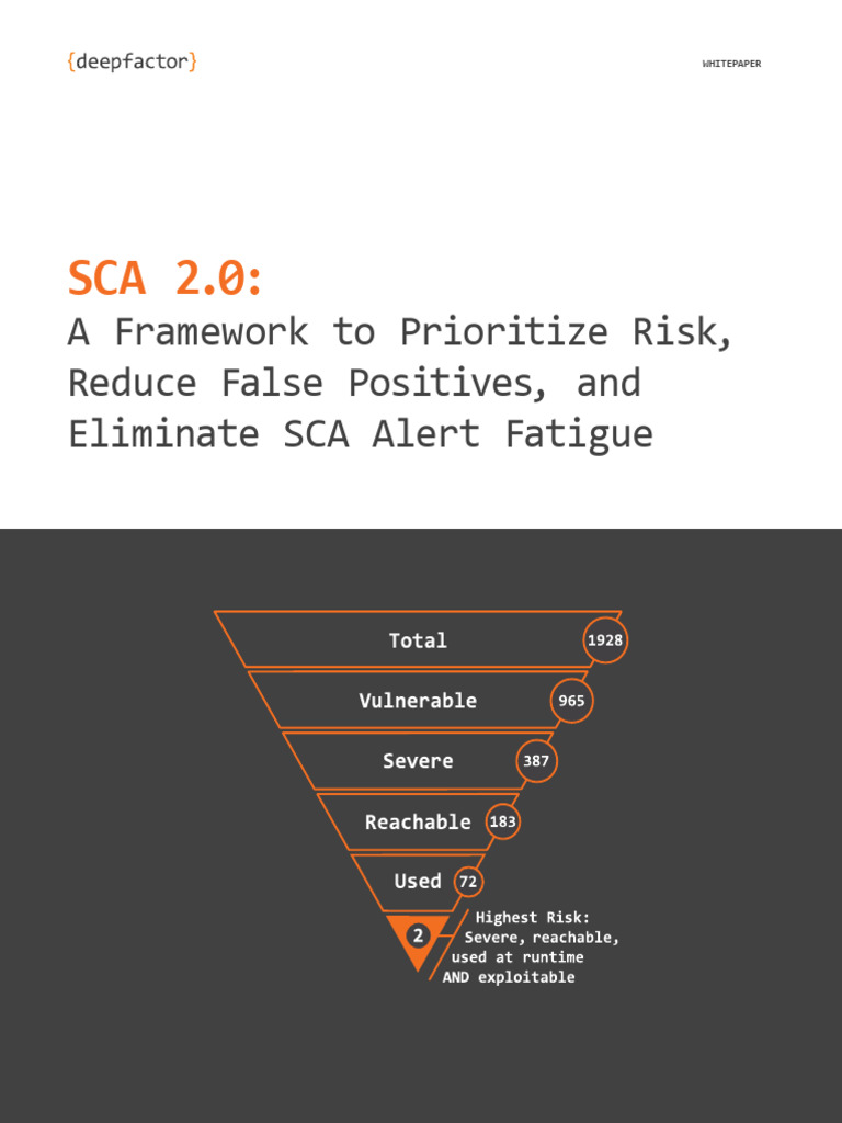 Deepfactor Whitepaper SCA 2 0 | PDF | Vulnerability (Computing ...