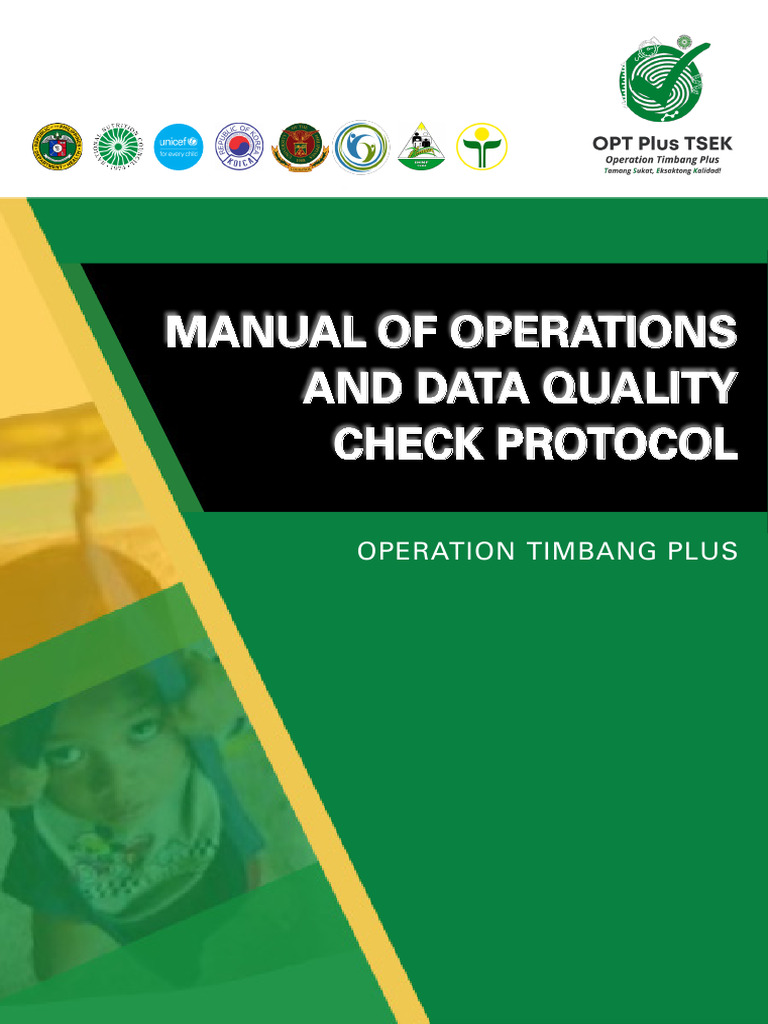 OPT Plus MOP and DQC Protocol | PDF | Malnutrition | Determinants Of Health