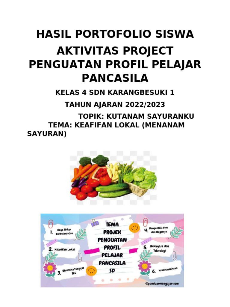 Hasil Portofolio Siswa | PDF