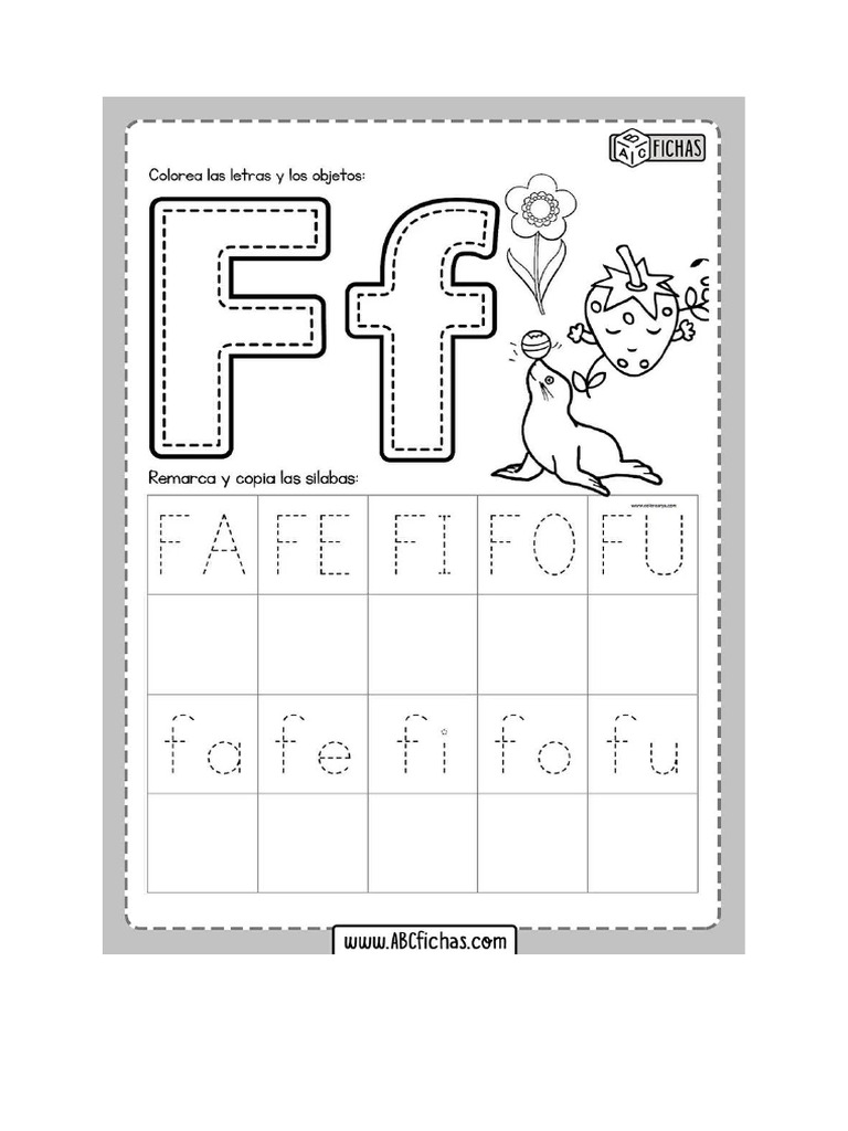 Letra F | PDF