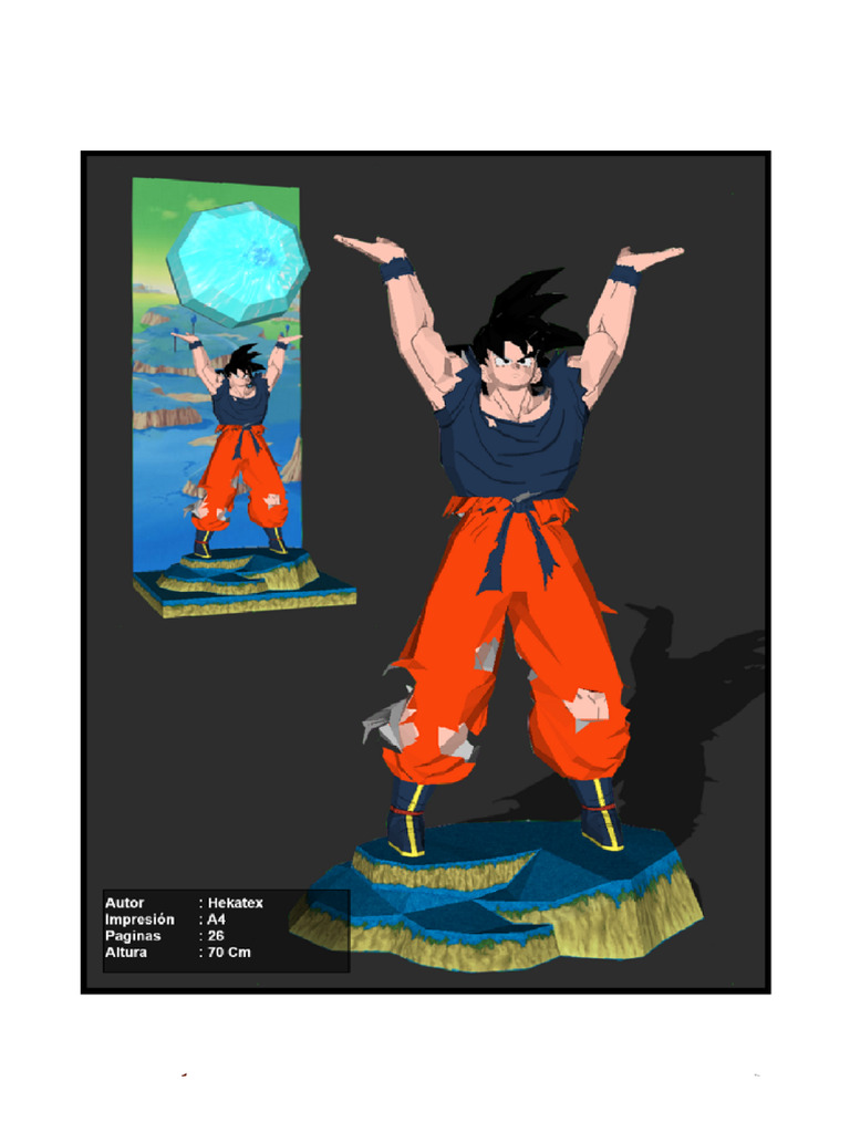 Goku Genkidama Lineless | PDF
