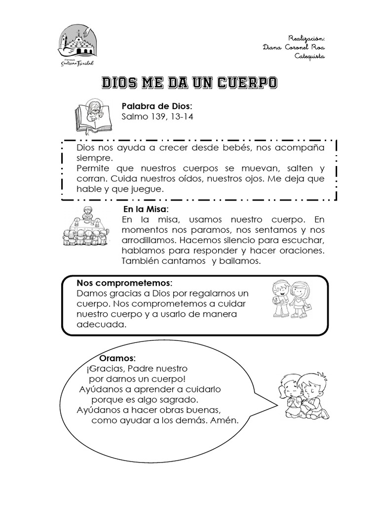 5 6 Años Dios Me Da Un Cuerpo | PDF