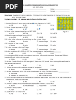 MATHS GRADE 5 Term 4 Test | PDF | Multiple Choice